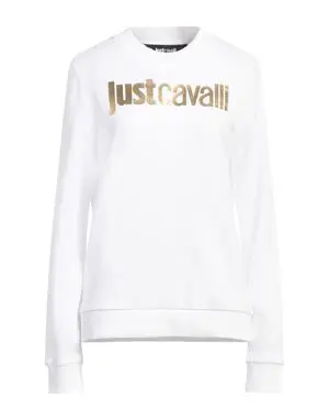 Just Cavalli Cotton-blend Sweatshirt - White