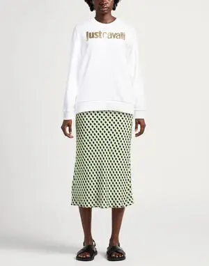 Just Cavalli Cotton-blend Sweatshirt - White