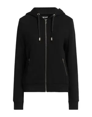 Just Cavalli French Terry Zip-up Hoodie - Black