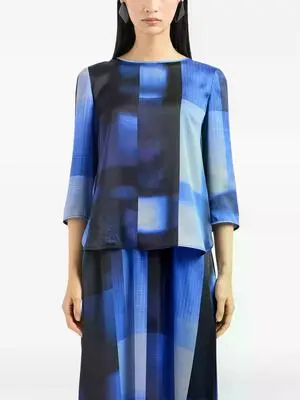 Emporio Armani Colour-block Blouse