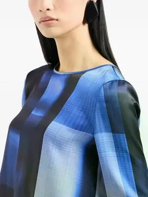 Emporio Armani Colour-block Blouse