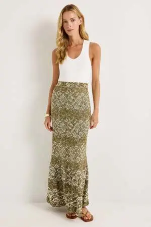 MARIE OLIVER Miranda Rib Knit Tank - Cool White