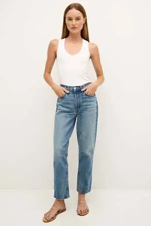 MARIE OLIVER Miranda Rib Knit Tank - Cool White