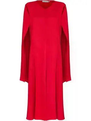 GLORIA COELHO Cape-design Dress