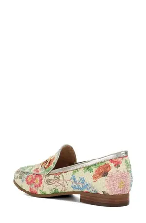 Dune London Glair Floral Loafer