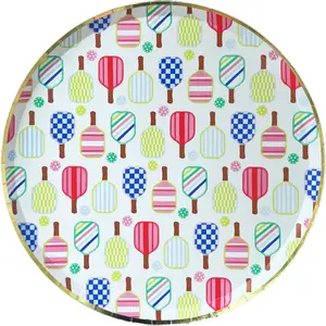JOLLITY & CO Pickleball Social Club Print Plates - Dessert Plates
