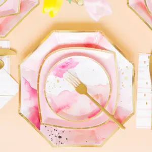 JOLLITY & CO Pretty In Pink Guest Napkins