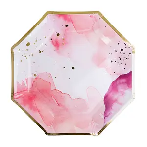 JOLLITY & CO Pretty In Pink Charger Plates - Assorted Pre-pack