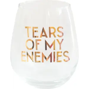 JOLLITY & CO Tears Of My Enemies Wine Glass - Assorted Pre-pack