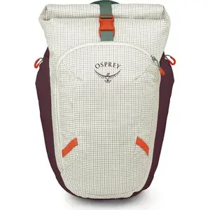 OSPREY Transporter 30-liter Roll Top Backpack - Mystery White/moody Burgundy