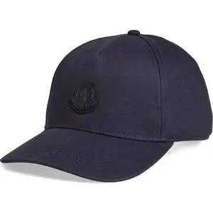 Moncler Moncler Logo Patch Baseball Cap Night Sky