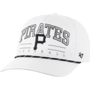 '47 Pittsburgh Pirates Roscoe Speckle Hitch Adjustable Hat - White