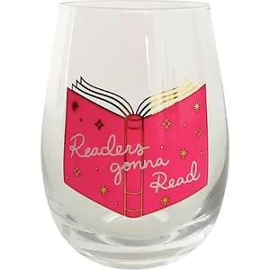 JOLLITY & CO Book Club Wine Glass - Readers Gonna Read