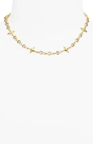 VIDAKUSH Star Power Choker Necklace - Gold