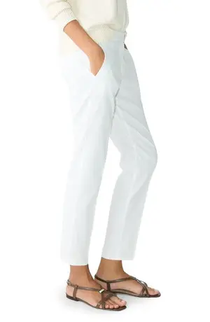 Theory Treeca Linen Blend Crop Pants