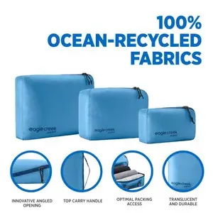 EAGLE CREEK Pack-it Isolate Cube Set Xs/s/m - Blue Dawn