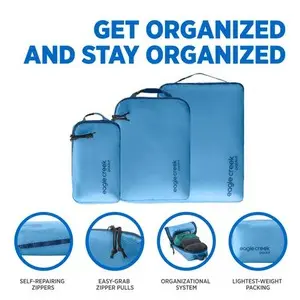EAGLE CREEK Pack-it Isolate Cube Set Xs/s/m - Blue Dawn