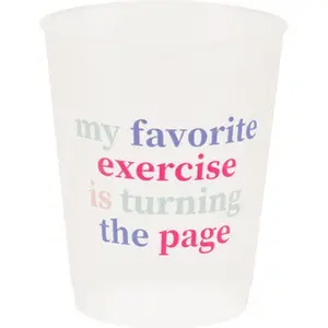 JOLLITY & CO Book Club Flex Cups - My Favorite Exercise...
