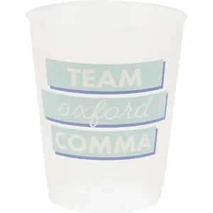 JOLLITY & CO Book Club Flex Cups - Team Oxford Comma