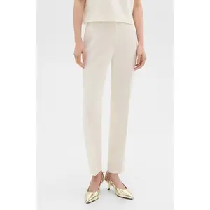 Theory Tailored Slim Fit Trousers - Rice