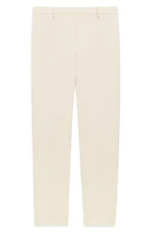 Theory Tailored Slim Fit Trousers - Rice