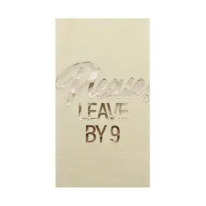 JOLLITY & CO Please Leave Nine" Guest Napkins - Assorted Pre-pack
