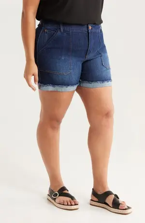 Wit & Wisdom Patch Pocket Denim Shorts