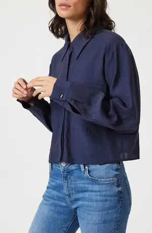 MAVI Crop Button-up Shirt