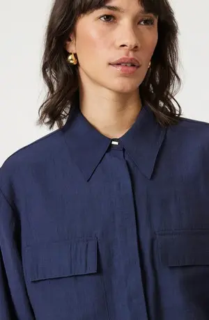 MAVI Crop Button-up Shirt