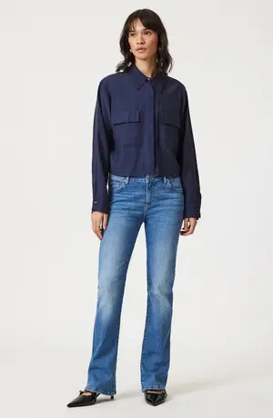 MAVI Crop Button-up Shirt