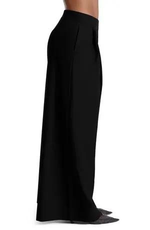 Naked Wardrobe Suiting Oversize Wide Leg Pants - Black