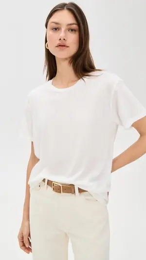 Eterne Short Sleeve Boyfriend T-shirt - Ivory