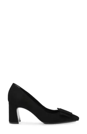 Anne Klein Bentley Buckle Pump - Black