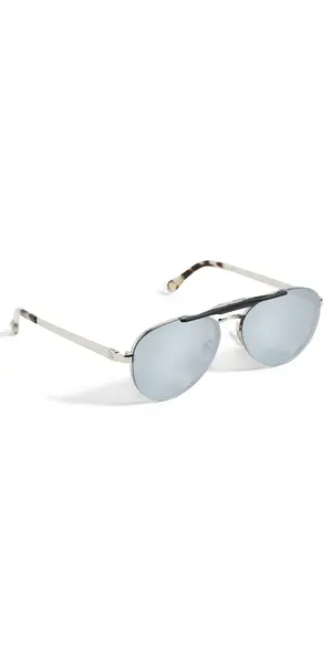 VONTÉLLE Cleofis Metal Sunglasses - Silver Reflection