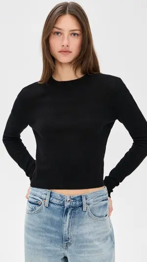 Eterne Francis Cashmere Sweater - Black