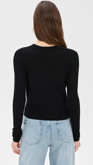Eterne Francis Cashmere Sweater - Black