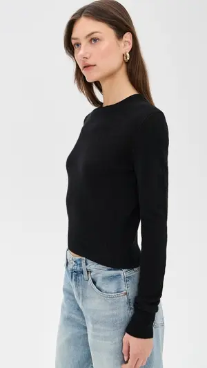 Eterne Francis Cashmere Sweater - Black