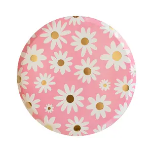 JOLLITY & CO Peace & Love Daisy Dinner Plates - Assorted Pre-pack