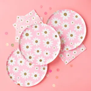 JOLLITY & CO Peace & Love Daisy Large Napkins