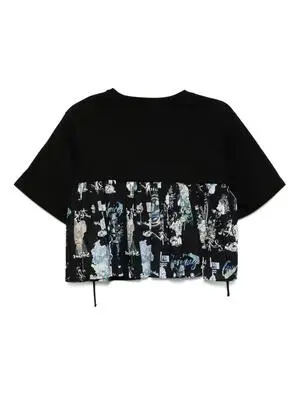 MUSIUM DIV. Logo-embroidered T-shirt