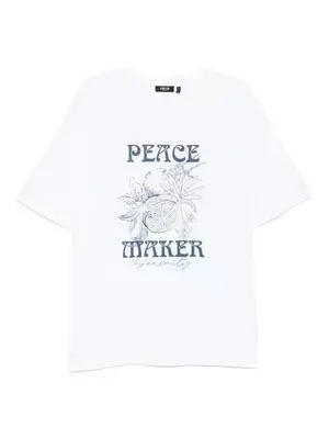 FIVE CM Graphic-print T-shirt - White