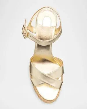 CHRISTIAN LOUBOUTIN Calakala 70mm Platform Sandals - Platine