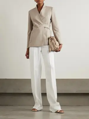 Max Mara Nereo Wool-blend Blazer - Neutrals