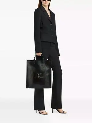 COURREGES Naplack Tote Bag