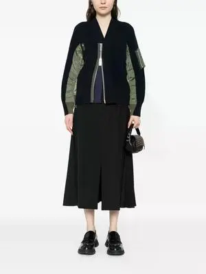 Sacai Panelled Cardigan