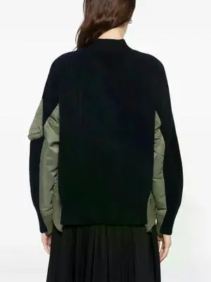 Sacai Panelled Cardigan