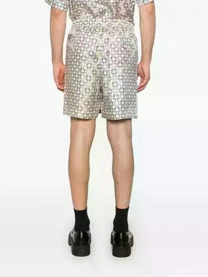 Givenchy Logo-print Shorts - Neutrals