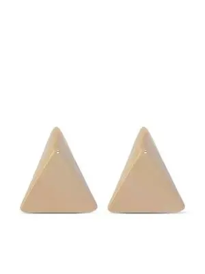 Federica Tosi Triangular Stud Earrings - Gold