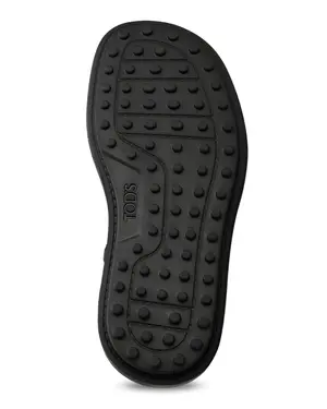 TOD'S Leather Sandals - Black