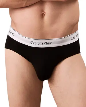 Calvin Klein Hip Briefs, Pack Of 3 - Black